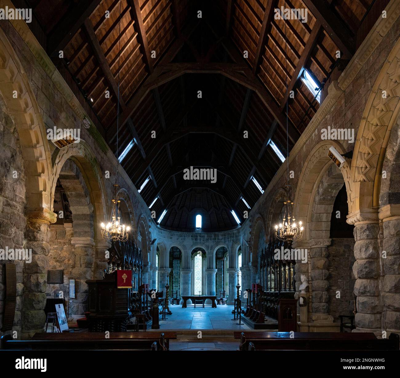 Interior of St. Conan's Kirk, Loch Awe, Argyll, Scotland, UK Stock ...