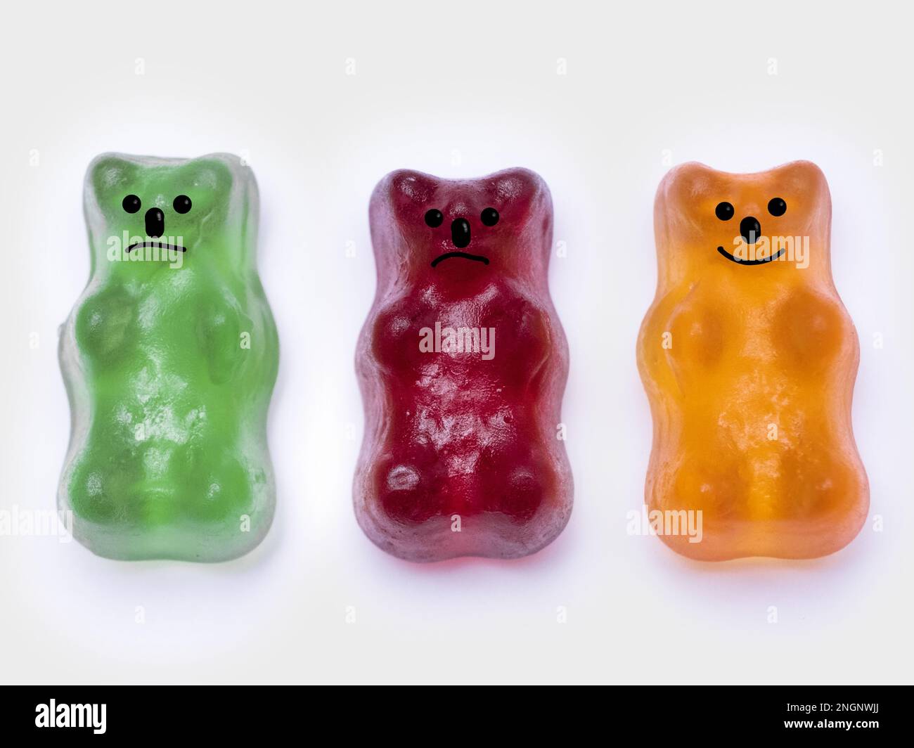 Cute Gummy Bears With Faces