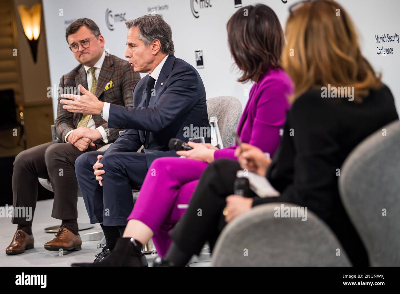 Munich, Germany. 18th Feb, 2023. U.S. Secretary of State Tony Blinken ...