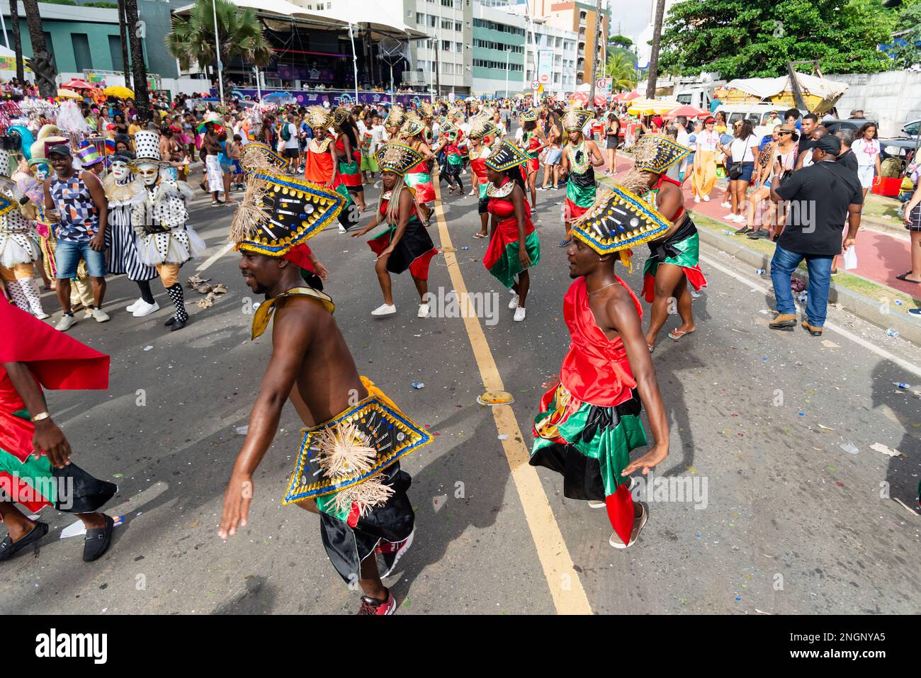 Salvador, Bahia, Brazil - February 11, 2023: Traditional African ...