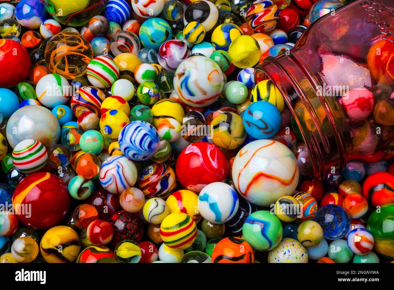 Jar of marbles hi-res stock photography and images - Alamy