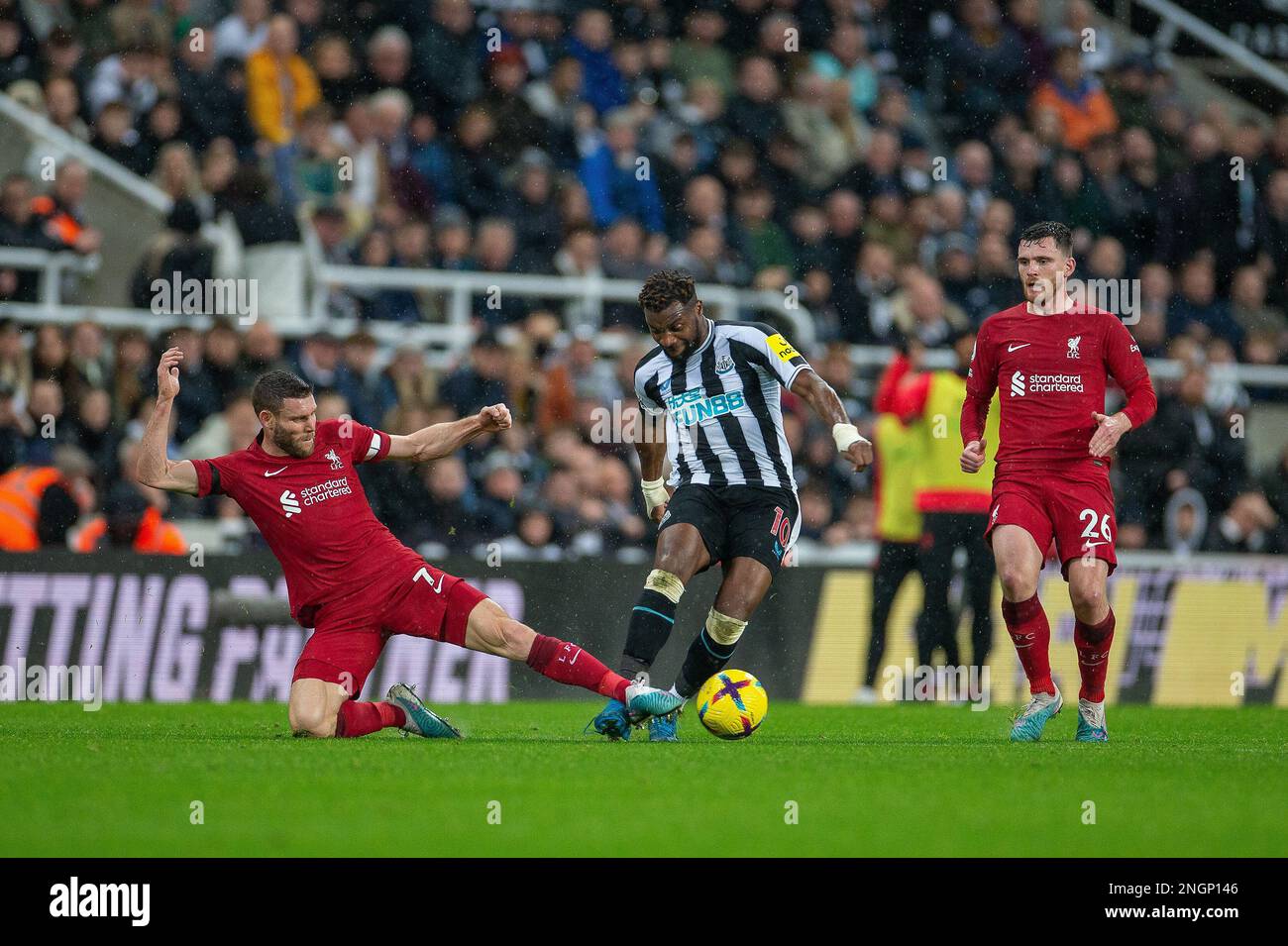 Newcastle, UK. 18th February 2023; St James' Park, Newcastle, England: Premier League Football ...