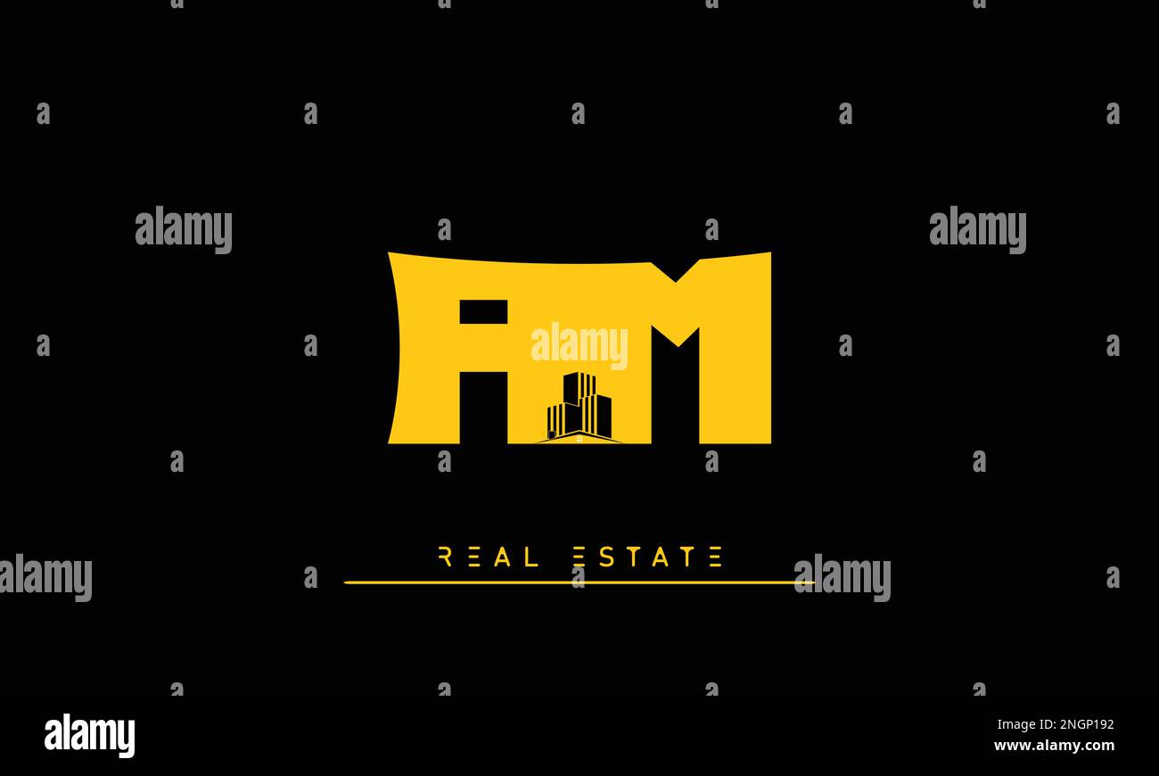Am real estate logo hi-res stock photography and images - Alamy