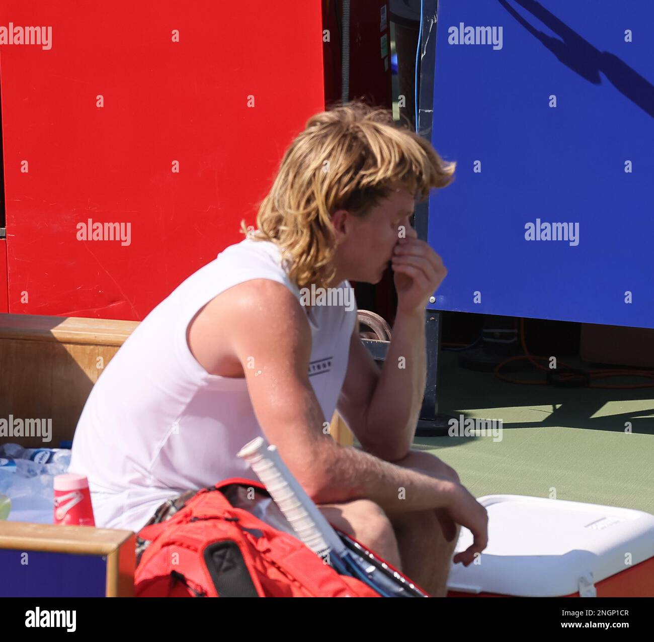 Chennai, Tamil Nadu, India. 16th Feb, 2023. Dane SWEENY (AUS) vs Max ...