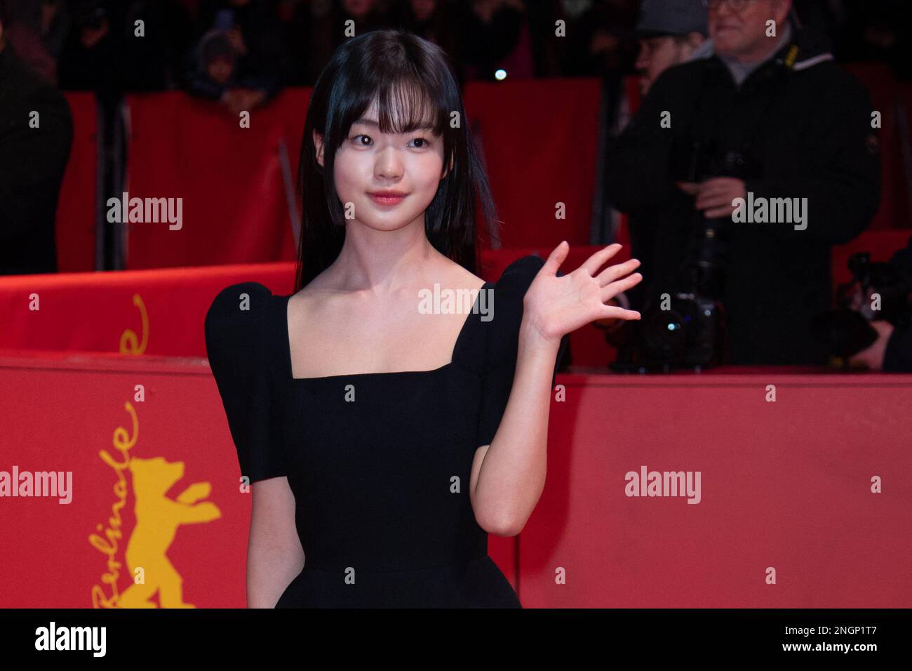 Kim Si-A attending the Manodrome Premiere as part of the 73rd Berlin ...