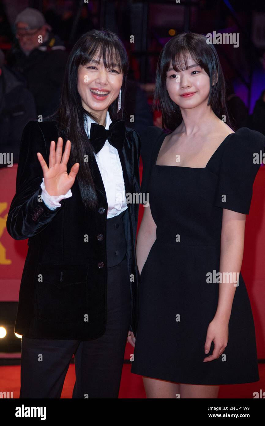 Jeon Do-yeon and Kim Si-A attending the Manodrome Premiere as part of ...