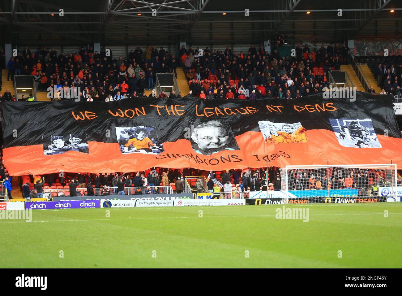 Dundee tannadice park banner hi-res stock photography and images - Alamy