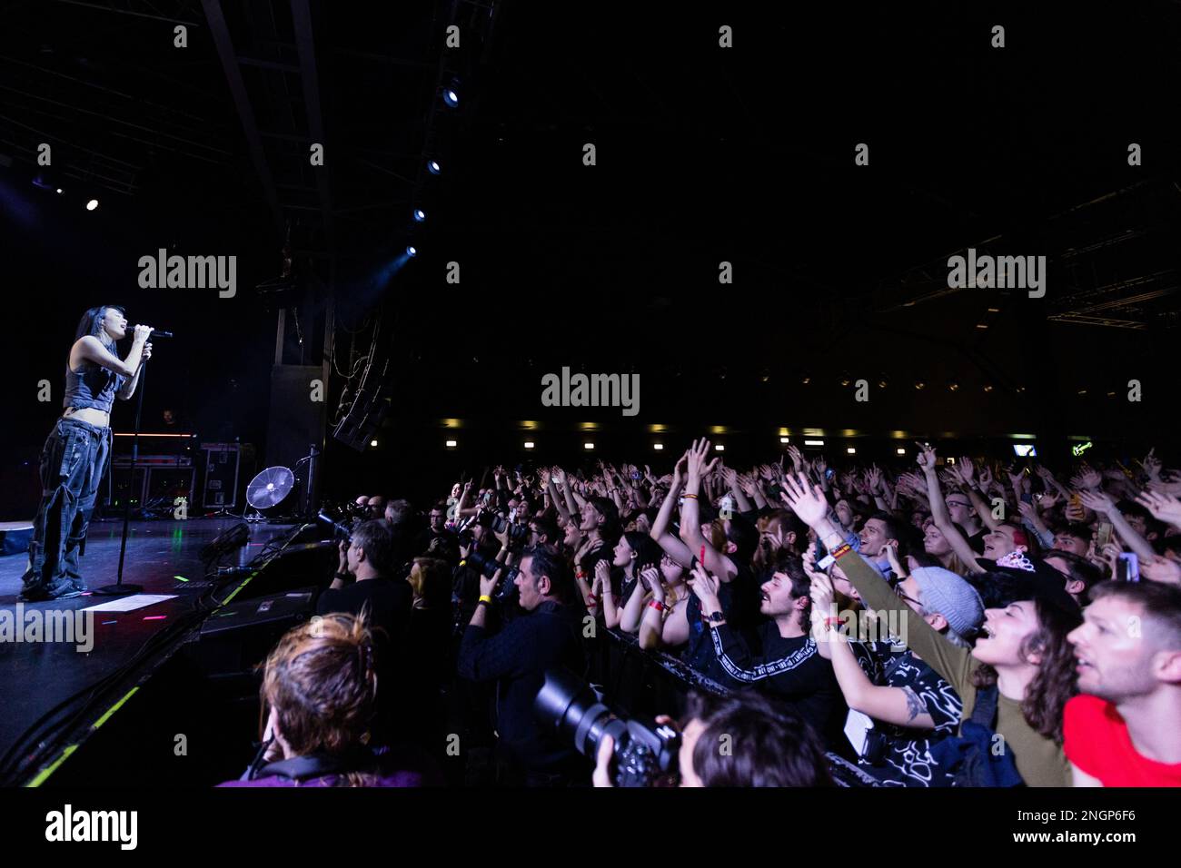 Milan, Italy. 18th Feb, 2023. Rina Sawayama in concert at Fabrique ...