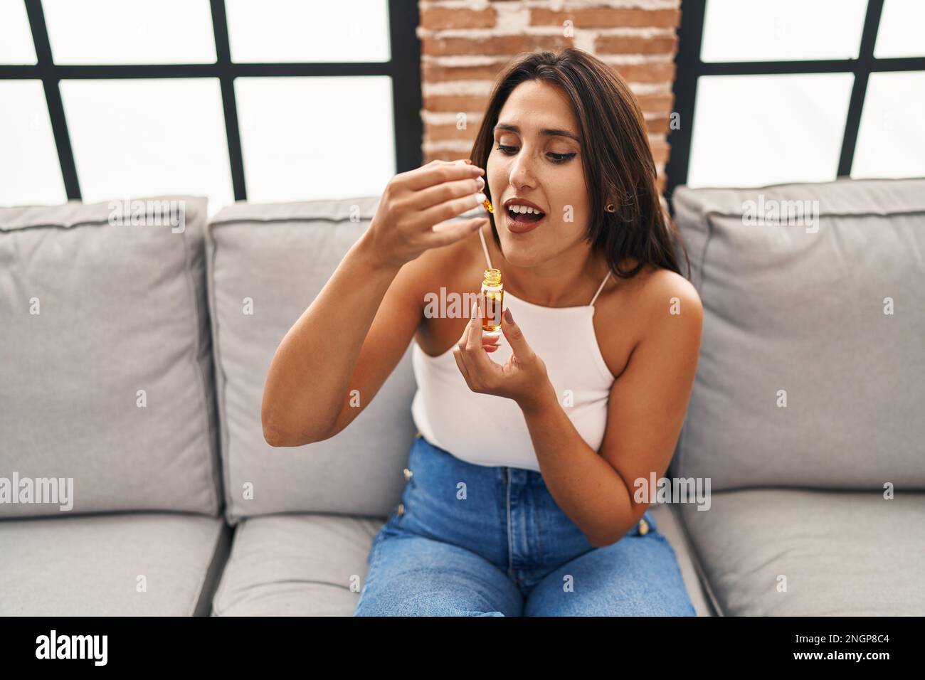 Latin person syrup hi-res stock photography and images - Alamy