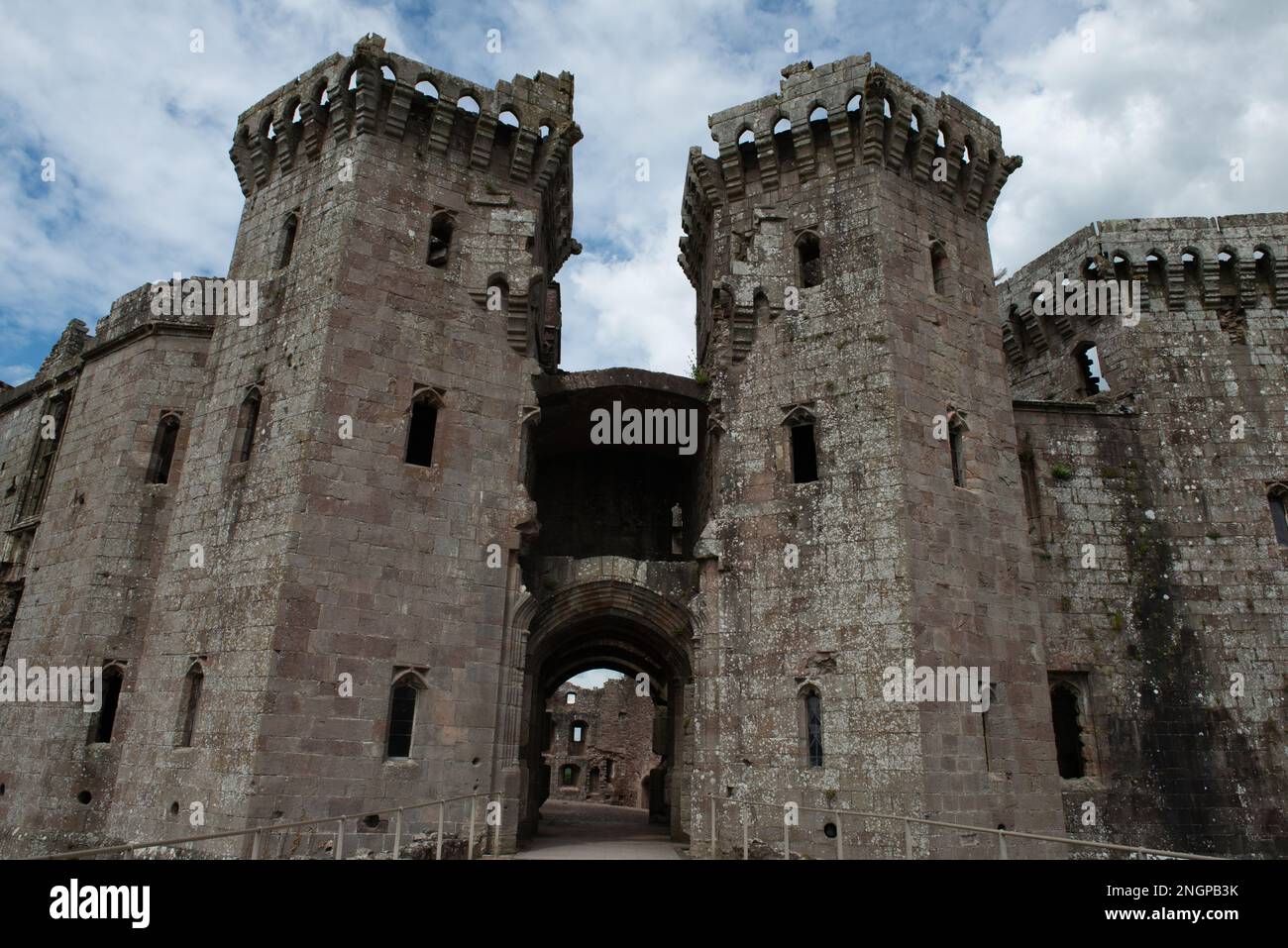 Castell rhaglan is a late medieval castle located just hi-res stock ...