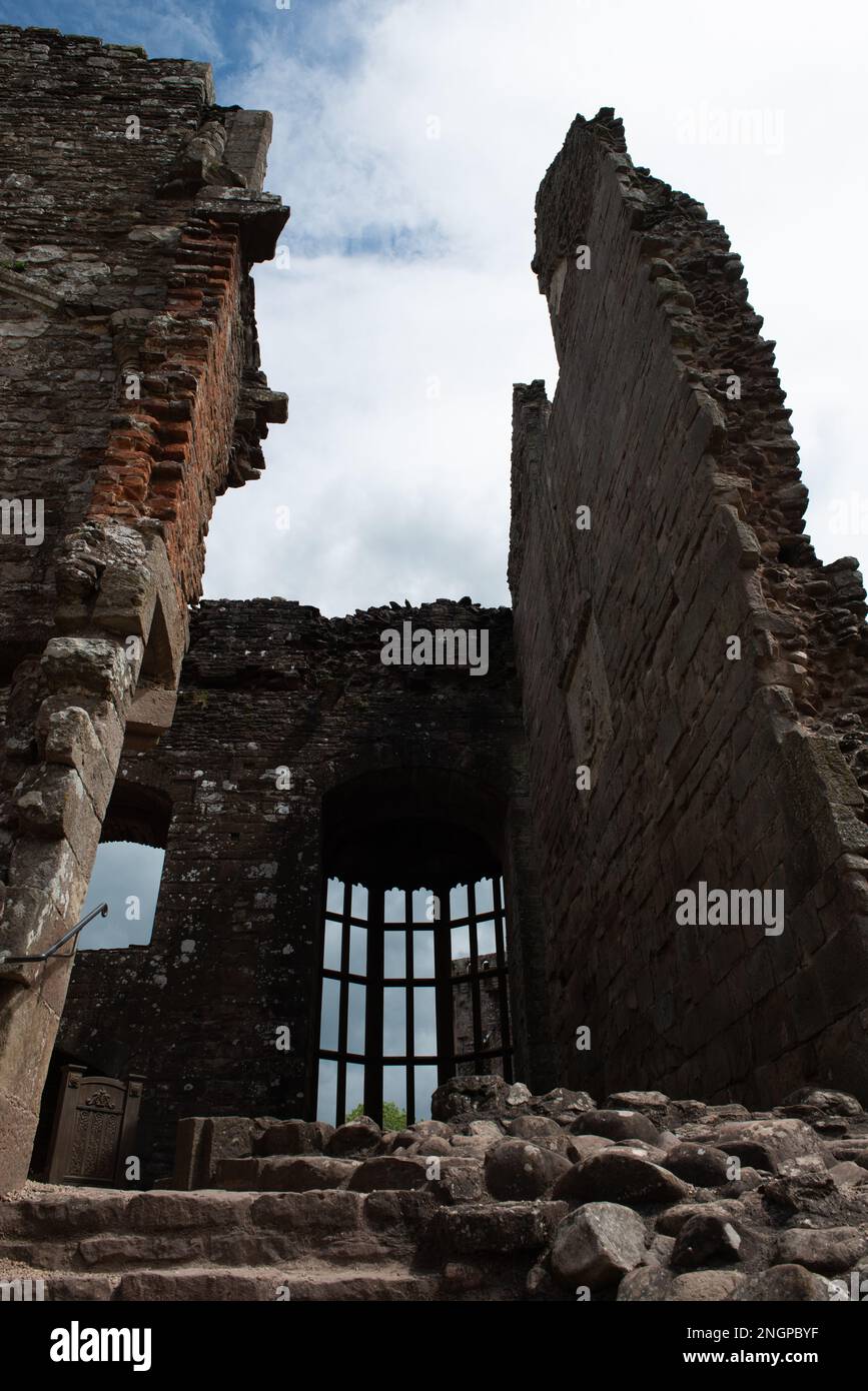 Castell rhaglan is a late medieval castle located just hi-res stock ...