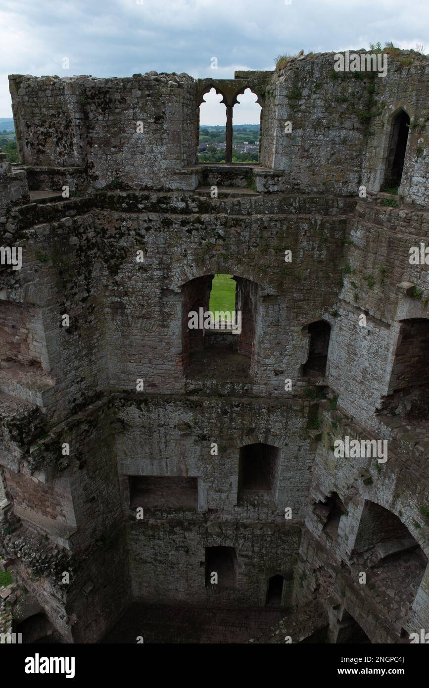 Castell rhaglan is a late medieval castle located just hi-res stock ...