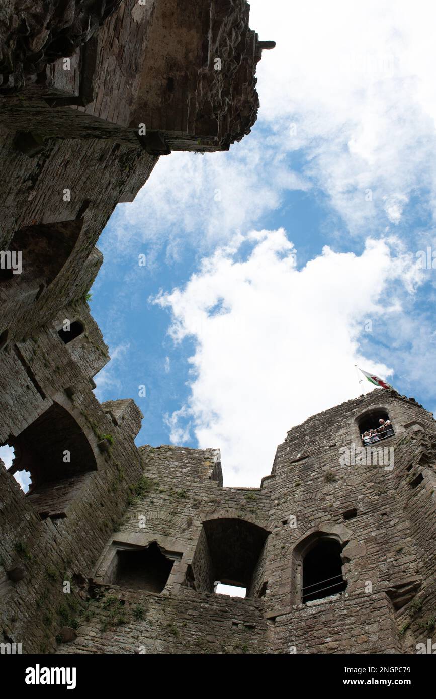 Castell rhaglan is a late medieval castle located just hi-res stock ...