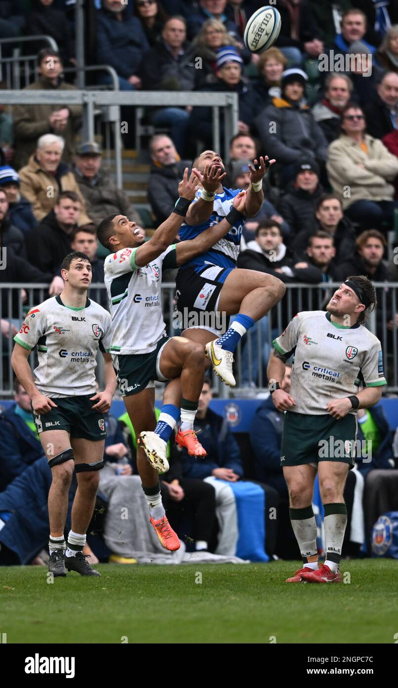 18th February 2023, The Recreation Ground, Bath, Somerset, England ...