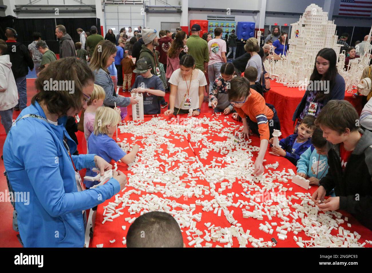 Kids and adults alike who enjoy LEGOS assemble their own LEGO creations ...