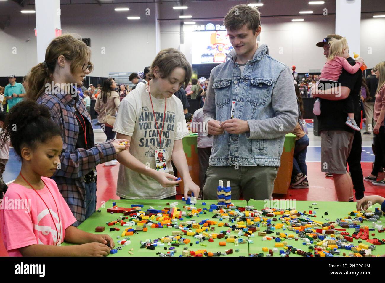 Kids and adults alike who enjoy LEGOS attend Brick Fest Live at Bell ...