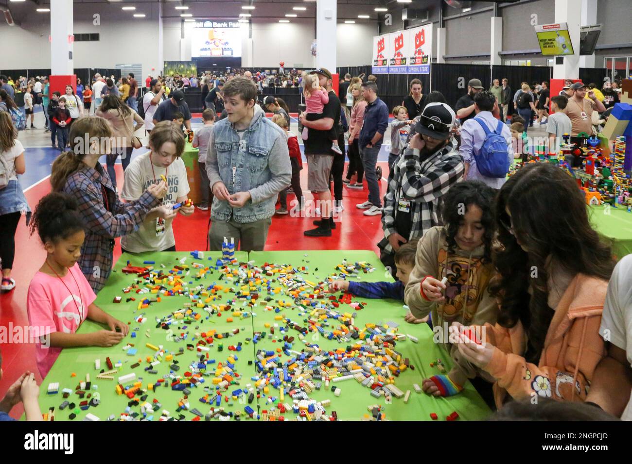 Kids and adults alike who enjoy LEGOS assemble their own LEGO creations ...