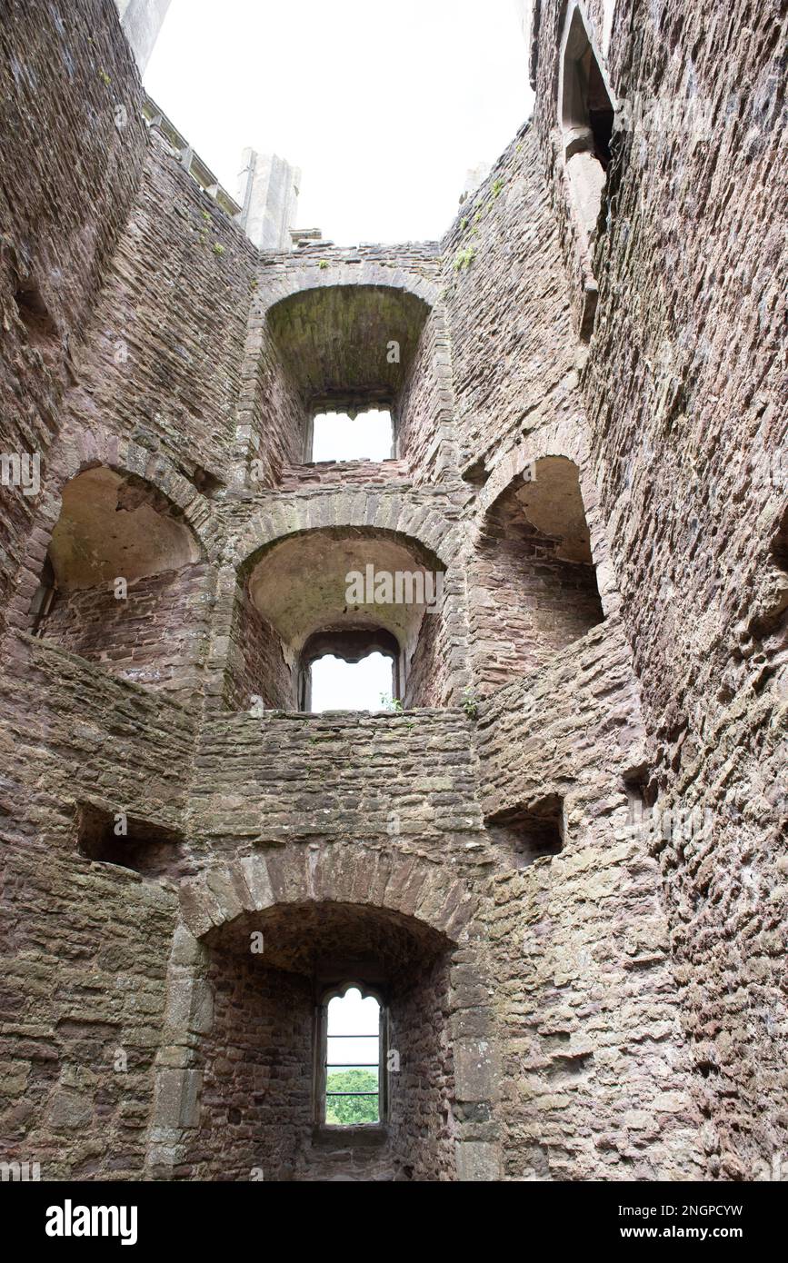 Castell rhaglan is a late medieval castle located just hi-res stock ...