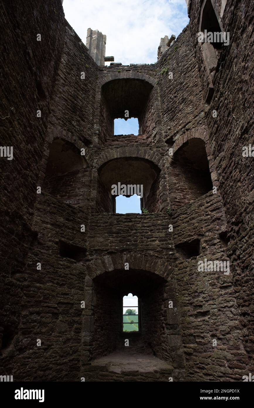 Raglan Castle (Welsh: Castell Rhaglan) is a late medieval castle just ...