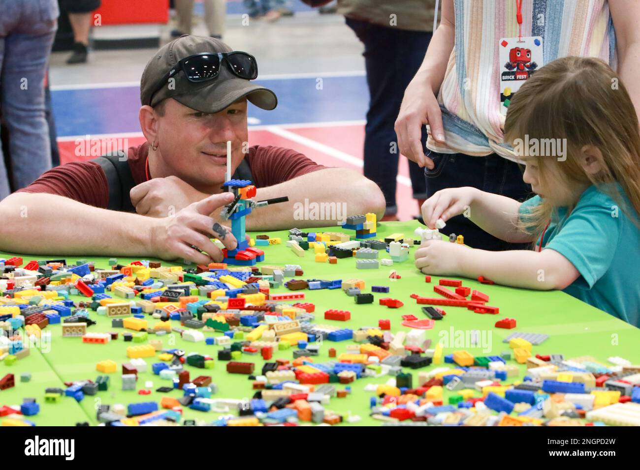 Kids and adults alike who enjoy LEGOS attend Brick Fest Live at Bell ...
