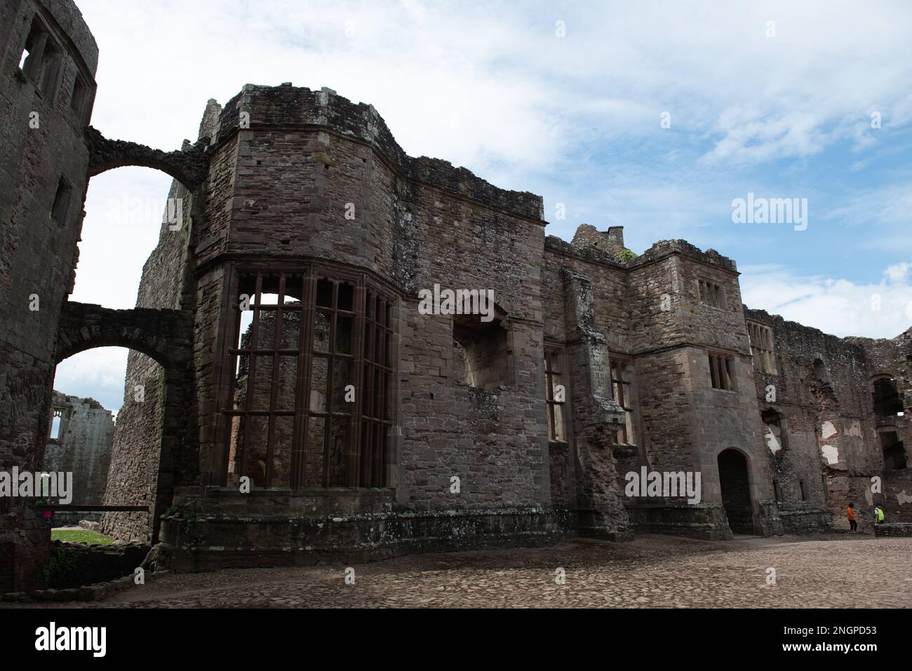 Castell rhaglan is a late medieval castle located just hi-res stock ...