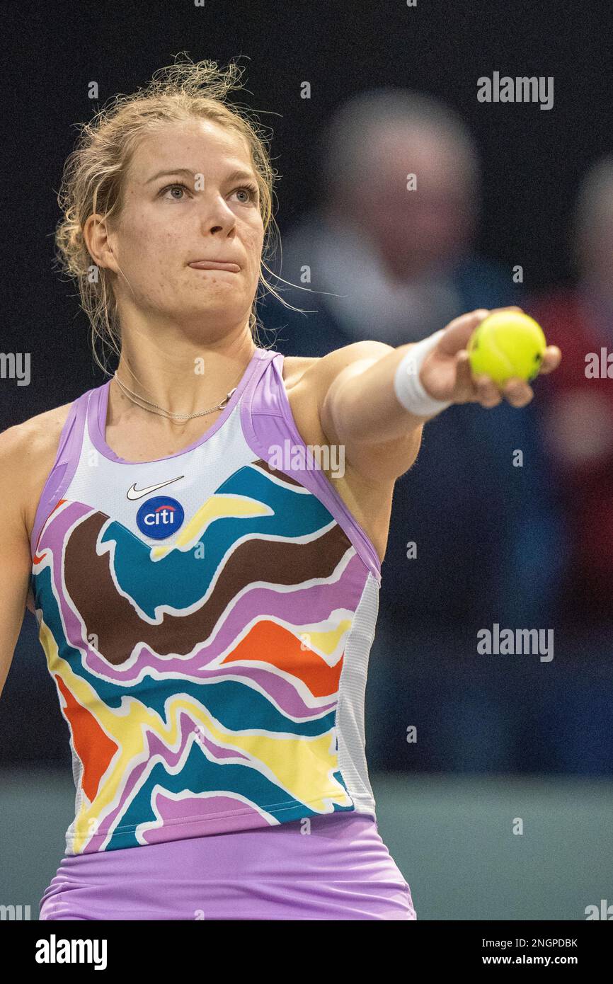 ROTTERDAM, THE NETHERLANDS - FEBRUARY 17 : Diede de Groot of The ...