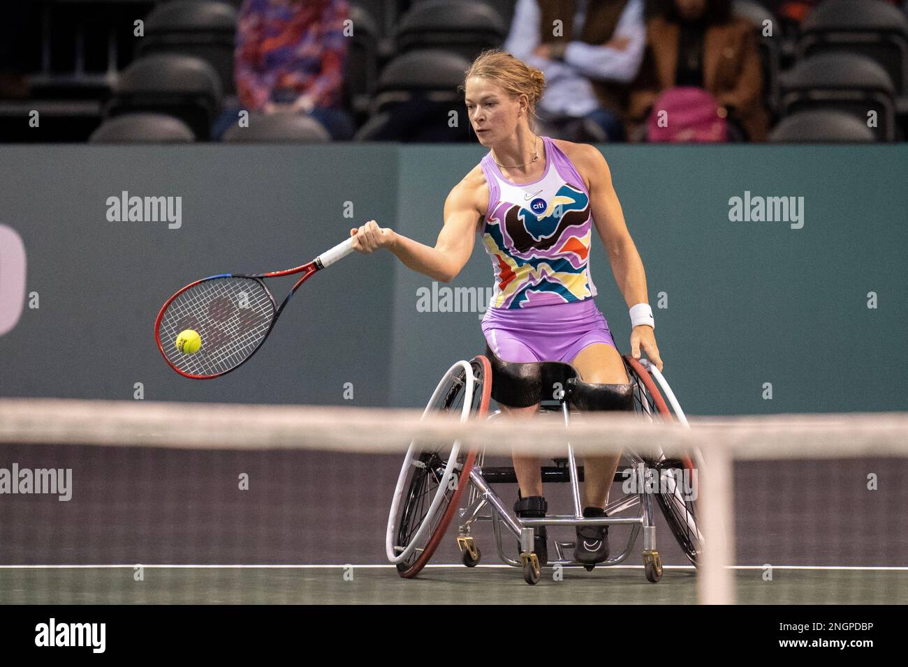 ROTTERDAM, THE NETHERLANDS - FEBRUARY 17 : Diede de Groot of The ...