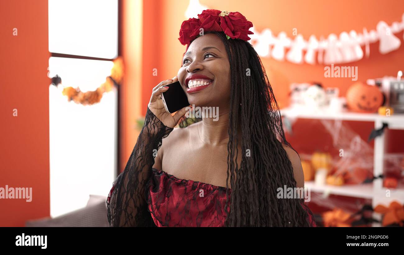 African woman wearing katrina costume hi-res stock photography and ...