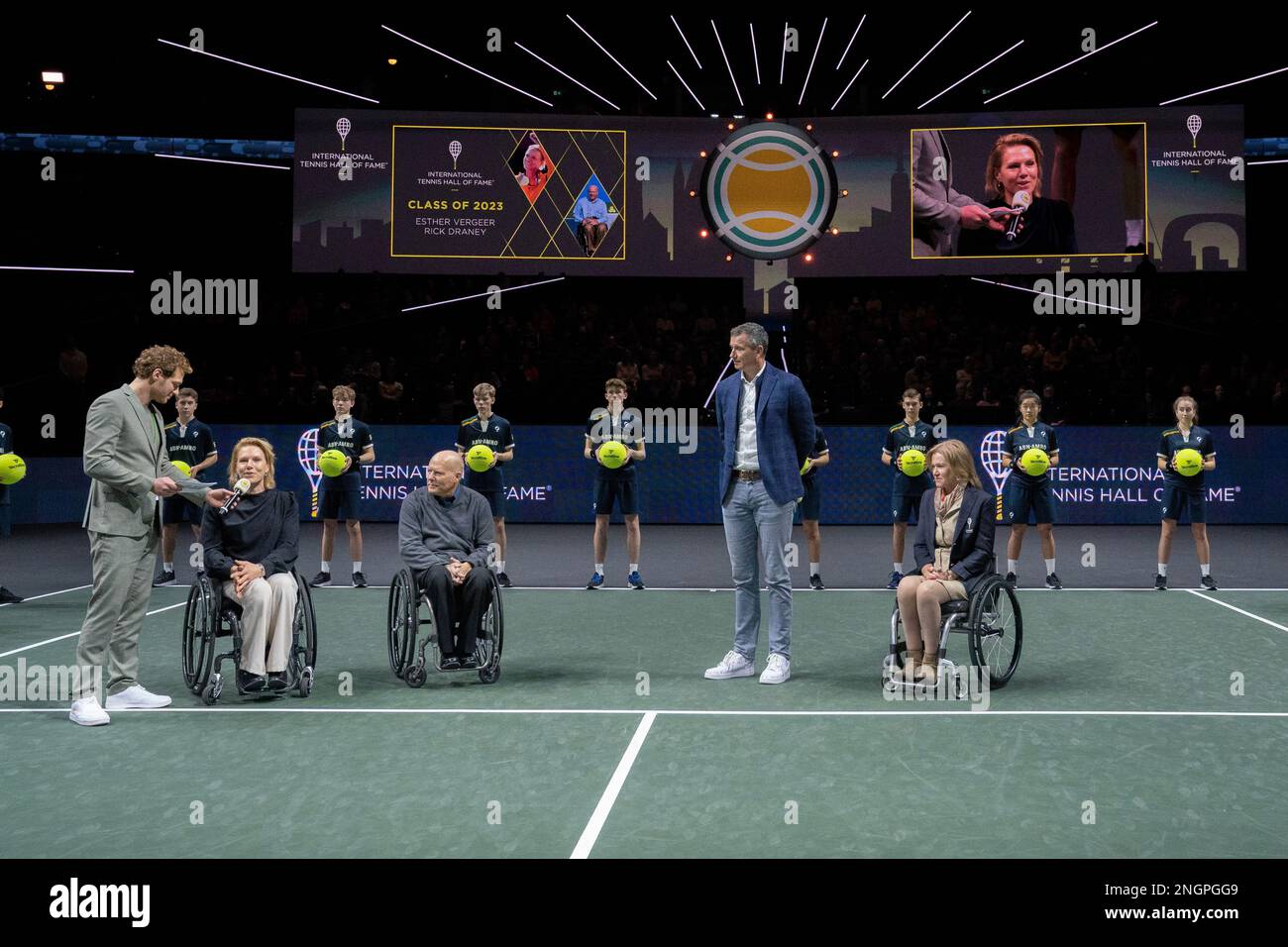 ROTTERDAM, THE NETHERLANDS - FEBRUARY 18 : The International Tennis ...