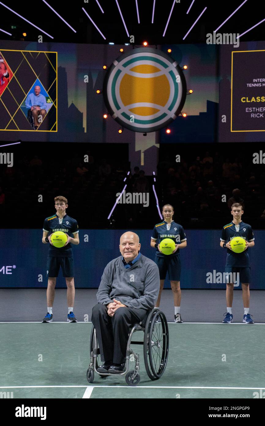 ROTTERDAM, THE NETHERLANDS - FEBRUARY 18 : The International Tennis ...