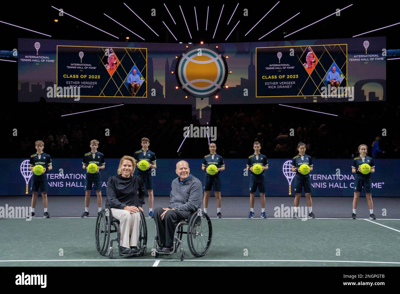 ROTTERDAM, THE NETHERLANDS - FEBRUARY 18 : The International Tennis ...