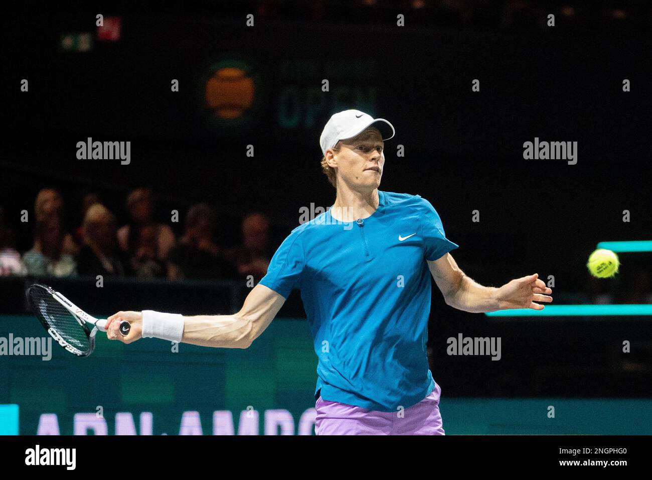 ROTTERDAM, THE NETHERLANDS - FEBRUARY 18 : Jannik Sinner of Italy in ...