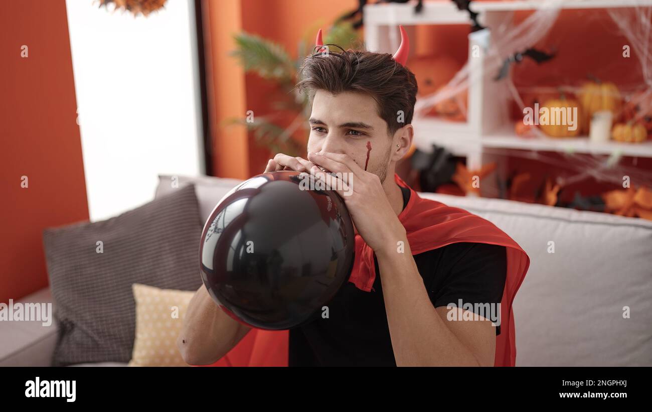 Inflating balloon trick hi-res stock photography and images - Alamy