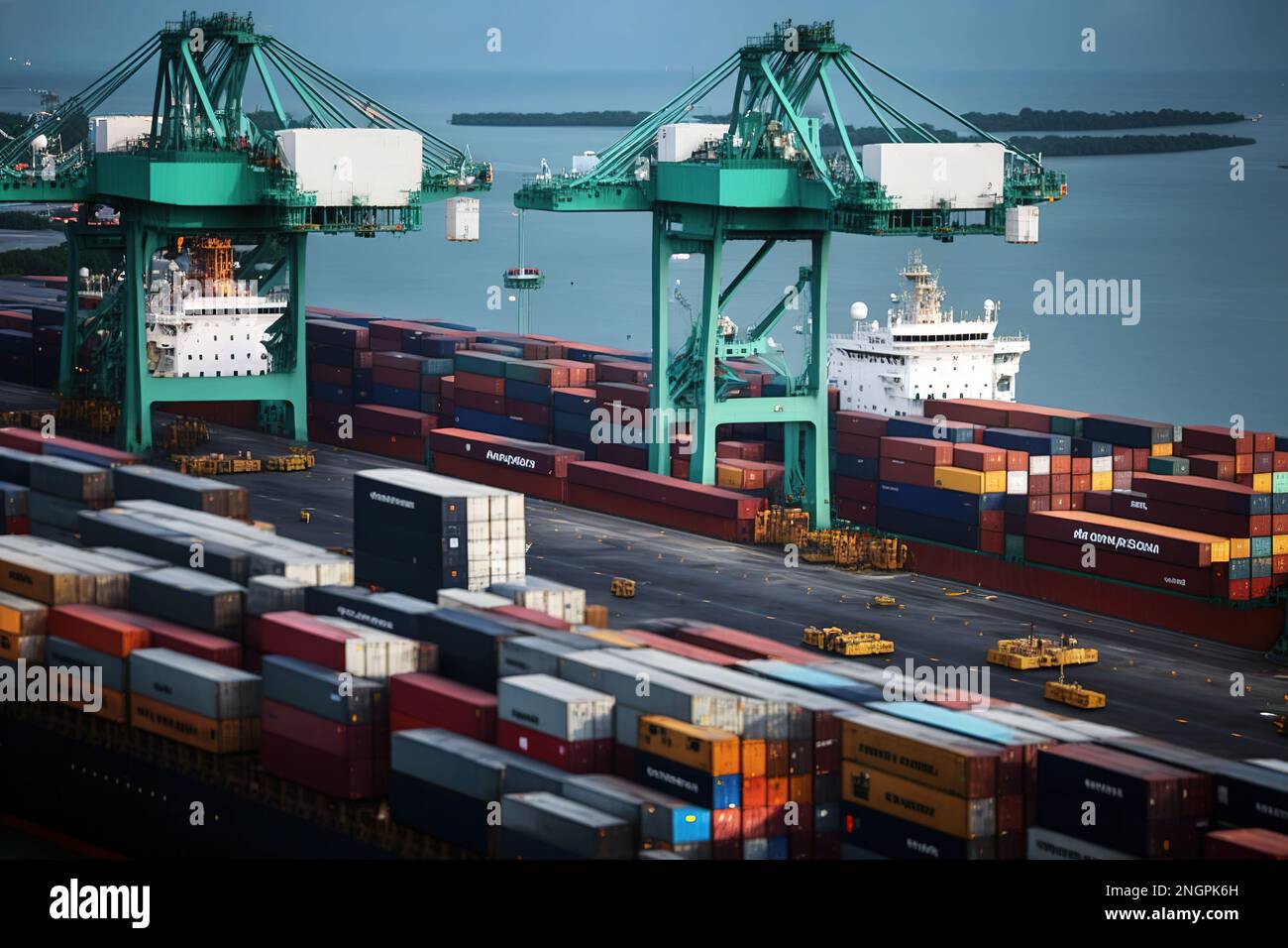 Loading and unloading stevedores hi-res stock photography and images ...