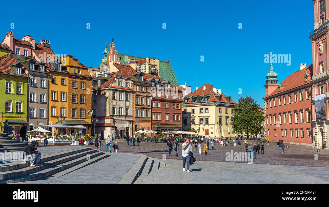 Warsaw's Old Town. The historic part of Warsaw, where US President Joe ...