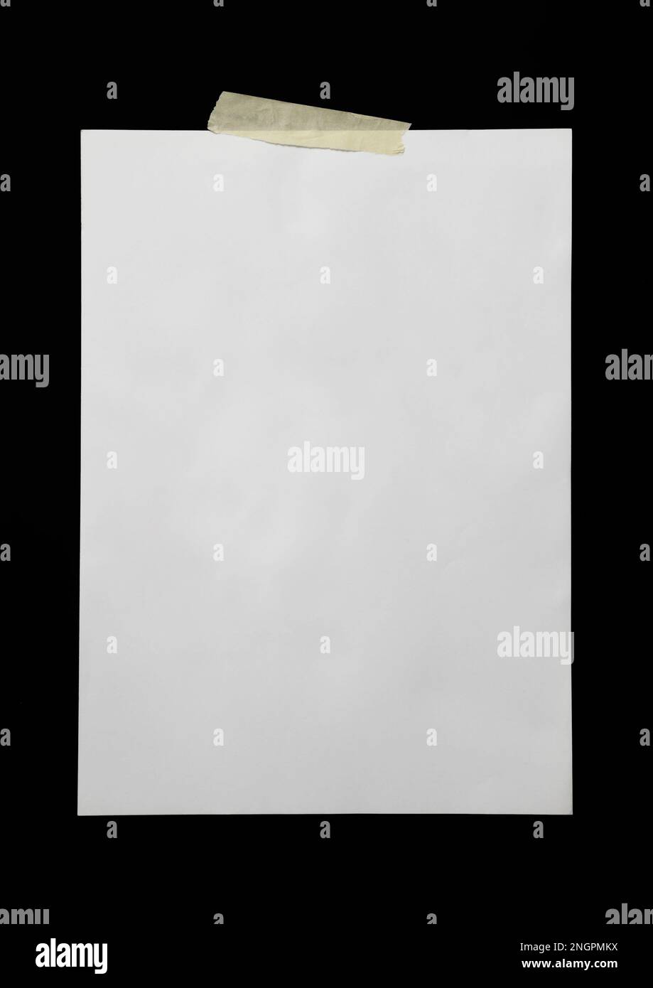 Blank a4 sheet hi-res stock photography and images - Alamy