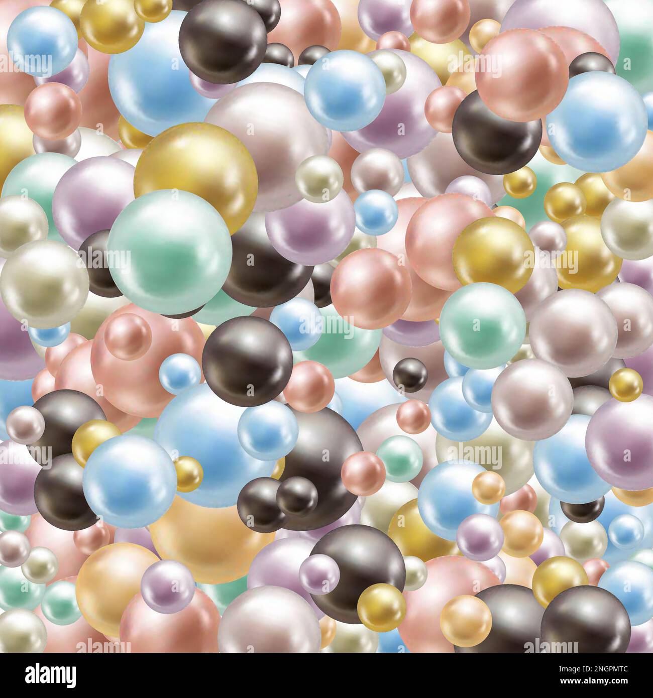 Pearl. Falling Gems Abstract Background. Shiny Design. Vector ...