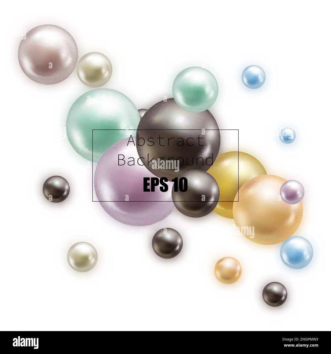 pearl background. abstract vector illustration Stock Photo - Alamy