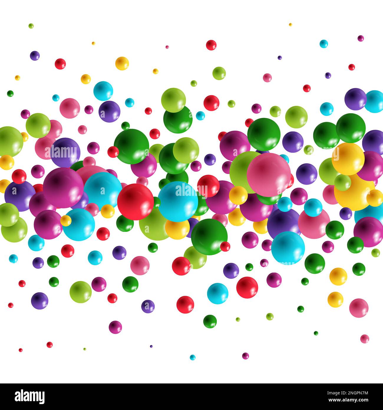 Pearl. Falling Gems Abstract Background. Shiny Design. Vector ...