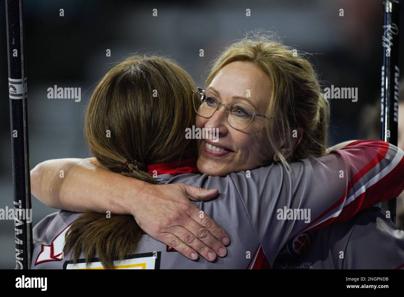 Northwest Territories fourth Jo-Ann Rizzo, back right, and skip Kerry ...