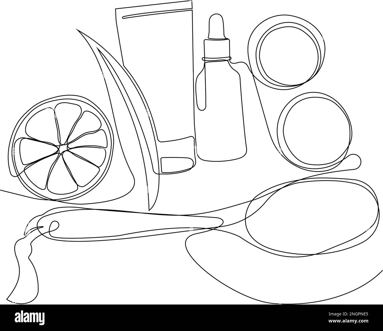 Natural eco friendly bath Black and White Stock Photos & Images - Alamy