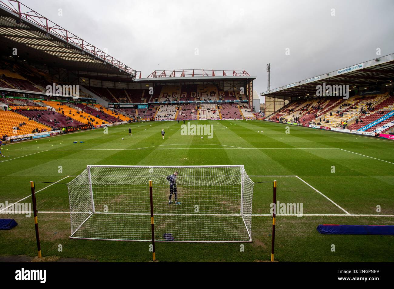 A general view of the inside of the stadium during the Sky Bet League 2 ...
