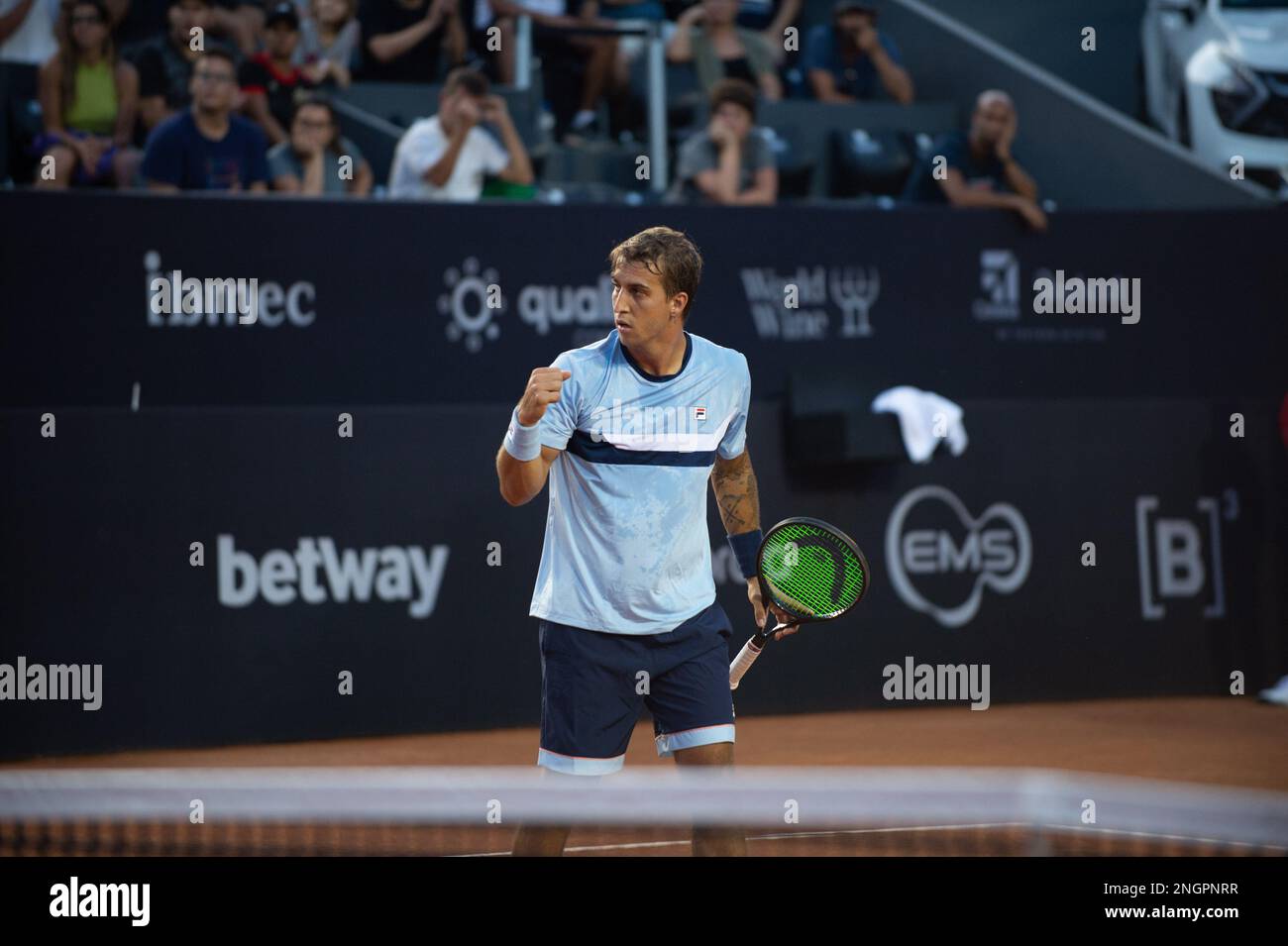 Rio De Janeiro, Brazil. 18th Feb, 2023. Hugo Gaston (FRA) X Felipe ...