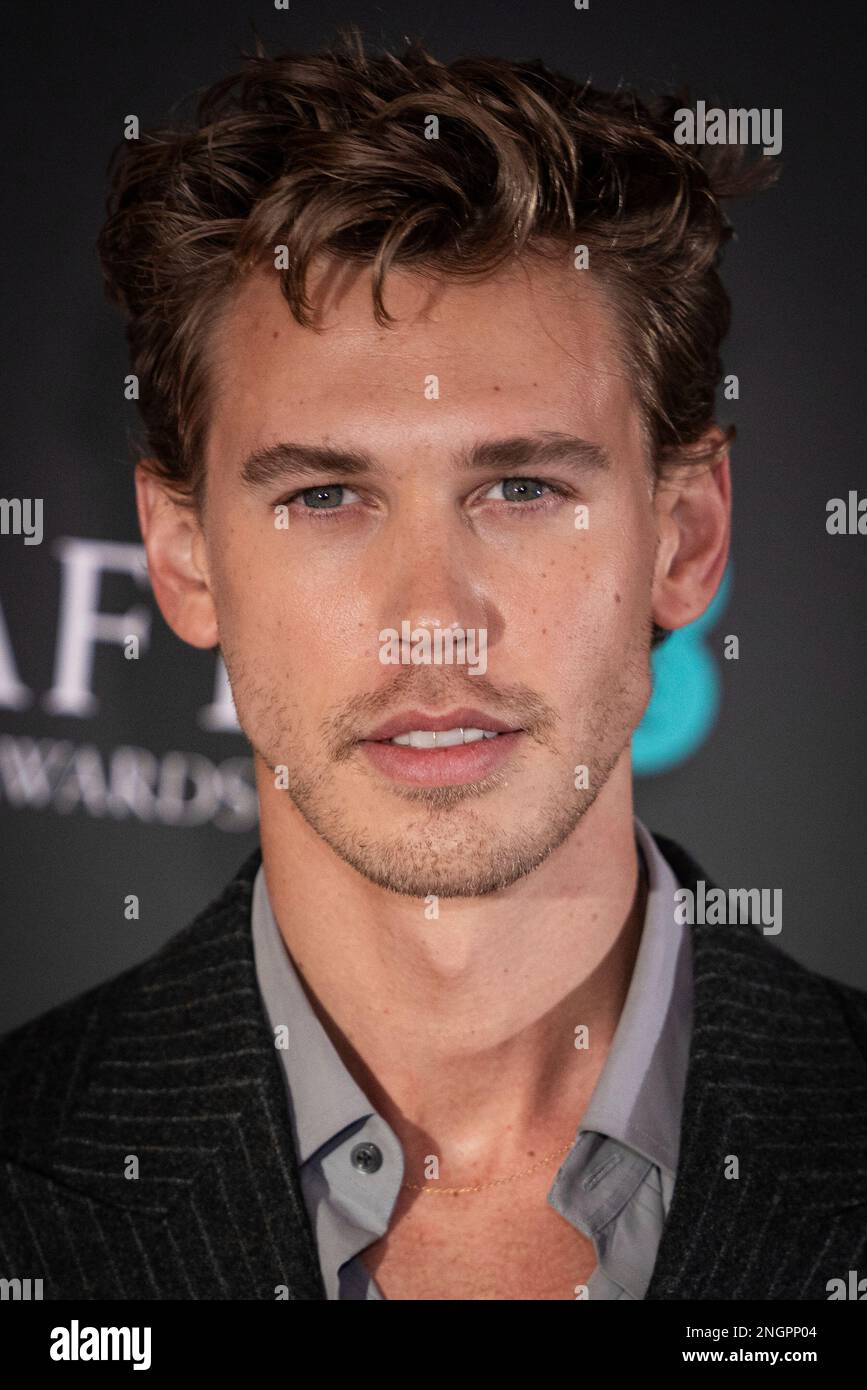 Austin Butler poses for photographers upon arrival for the BAFTA ...