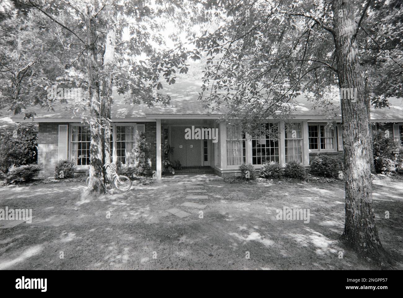 President Jimmy Carter's Plains, Georgia ranch style house. On the ...