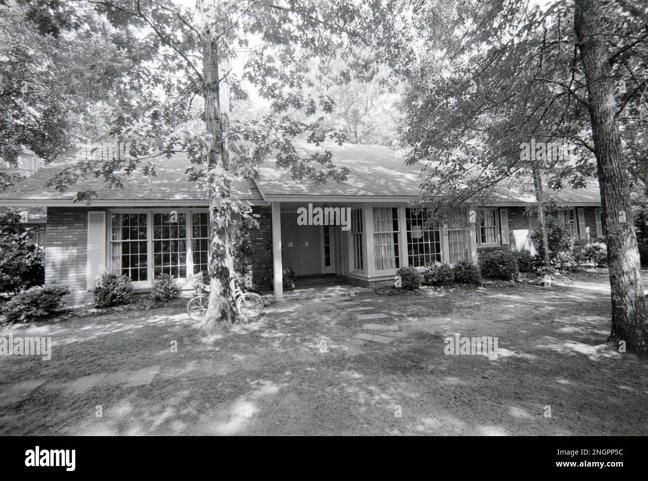 President Jimmy Carter's Plains, Georgia ranch style house. On the ...