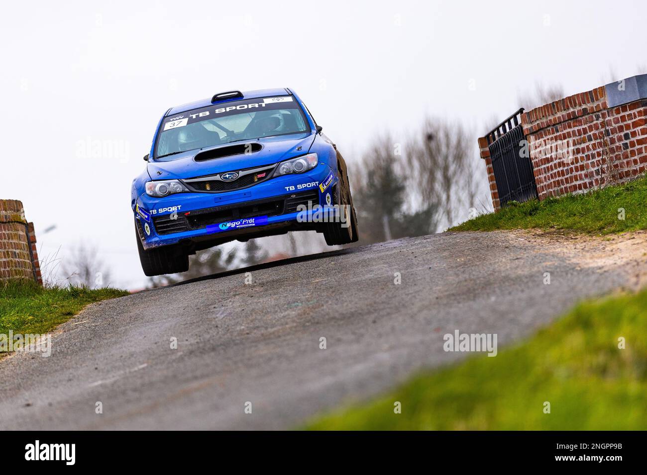 37 BENIER Thomas, PRASSE Cedric, Subaru Impreza N4, action during the ...