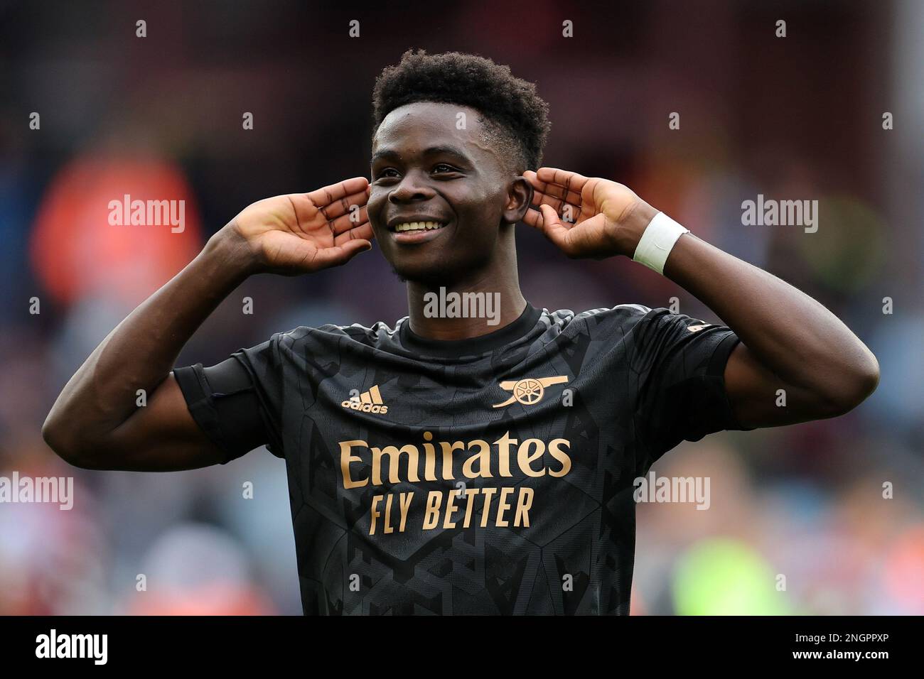 Bukayo saka celebrates arsenal 2022 hi-res stock photography and images ...