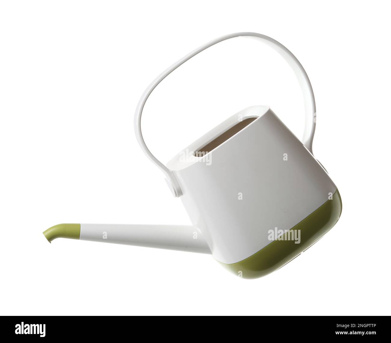 New modern watering can isolated on white Stock Photo - Alamy