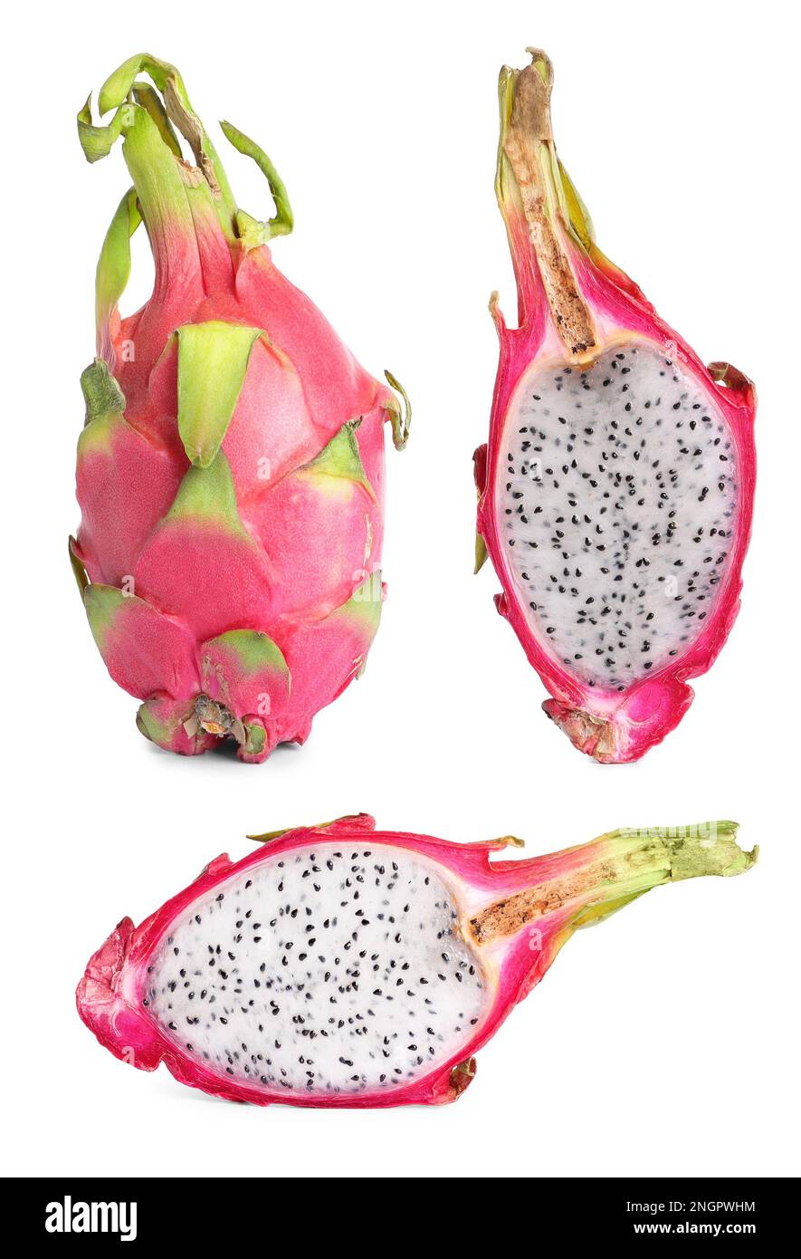 Set fruits dragon fruit hi-res stock photography and images - Alamy